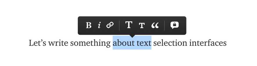 Creating Text Selection Ui With Use Text Selection Jkrsp